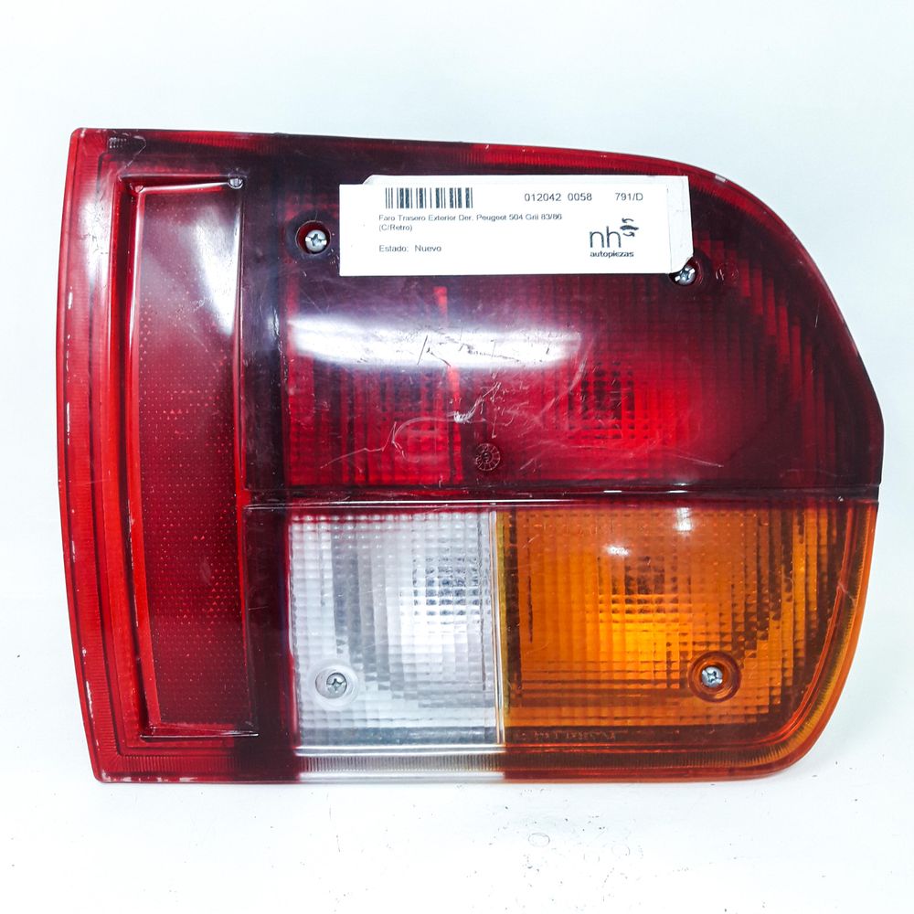 Faro Trasero Exterior Der Peugeot 504 Grii 83 86 C Retro Nh Autopiezas